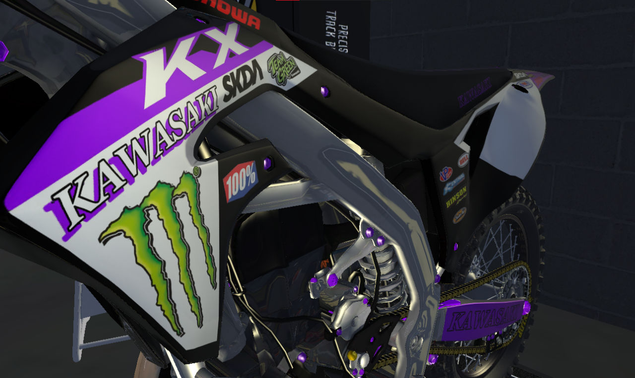 Black & Purple OEM Kawi – MXB-Mods.com