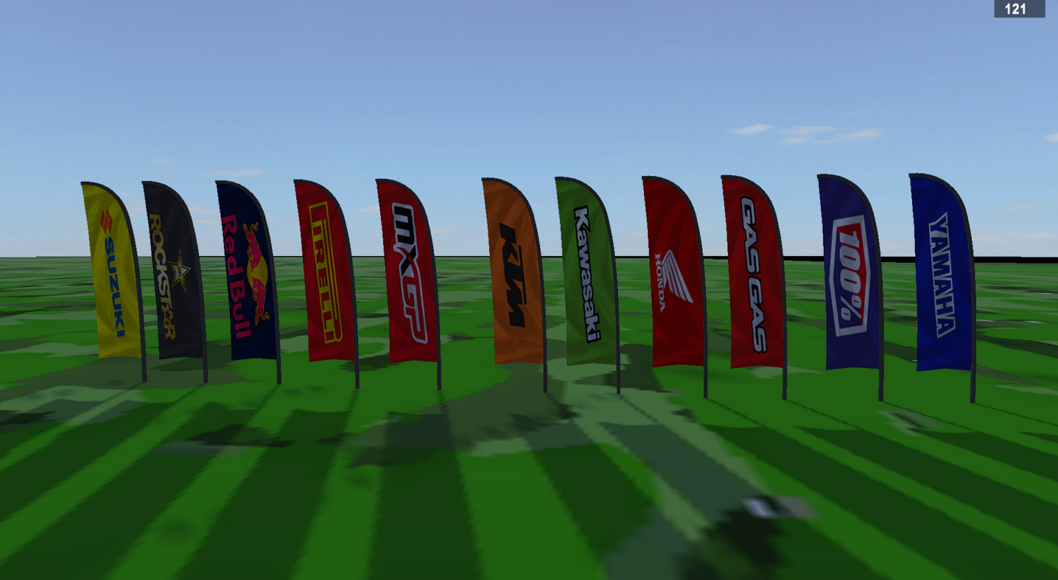 Curved Flag Pack + Template – MXB-Mods.com