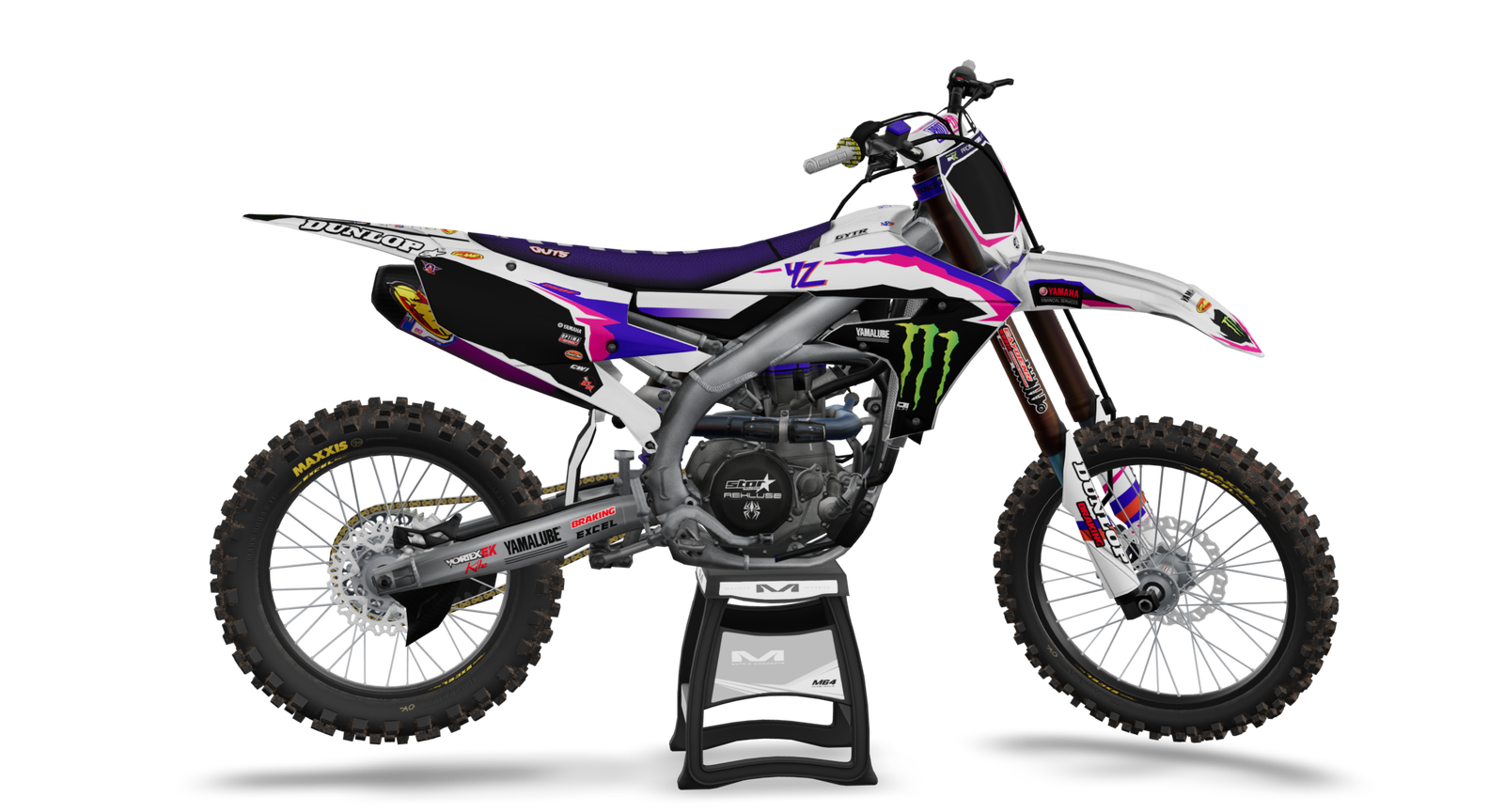 Brap’s Design.Co 2023 Yamaha Yz250F/450F Retro Bike – MXB-Mods.com