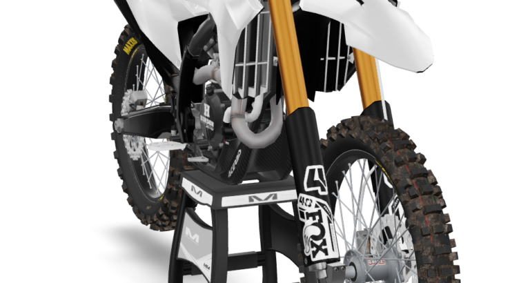 white ktm - fox 40 - #pub – MXB-Mods.com