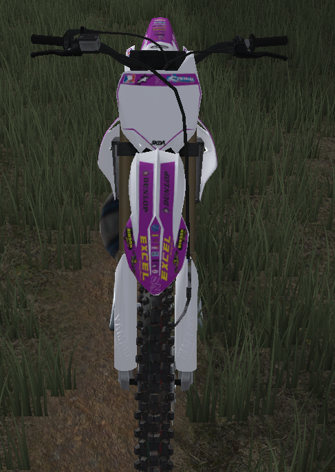Pink & White OEM YZ – MXB-Mods.com