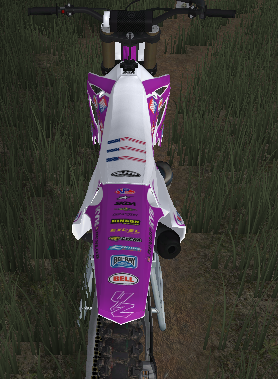 Pink & White OEM YZ – MXB-Mods.com