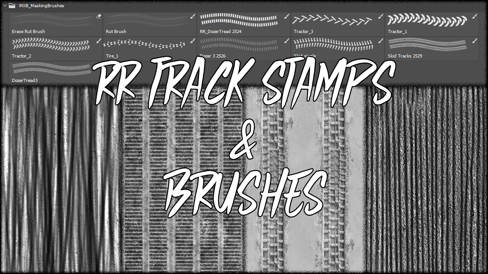 RR Track Stamps & Tread Brushes – MXB-Mods.com