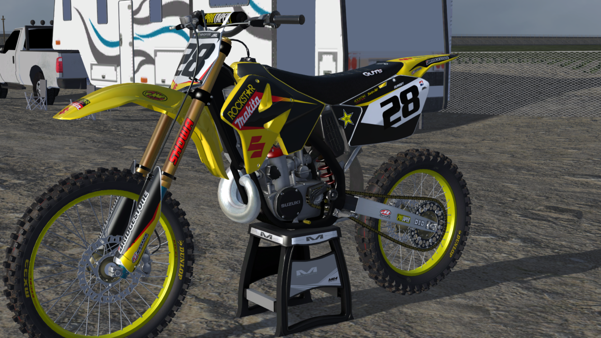 Rockstar Makita Suzuki RM125/250 – MXB-Mods.com