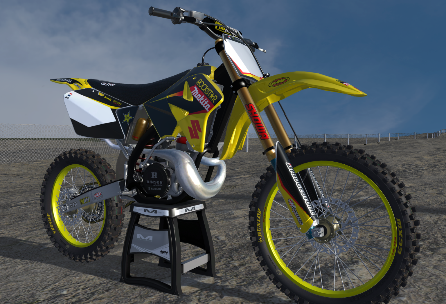 Rockstar Makita Suzuki RM125/250 – MXB-Mods.com