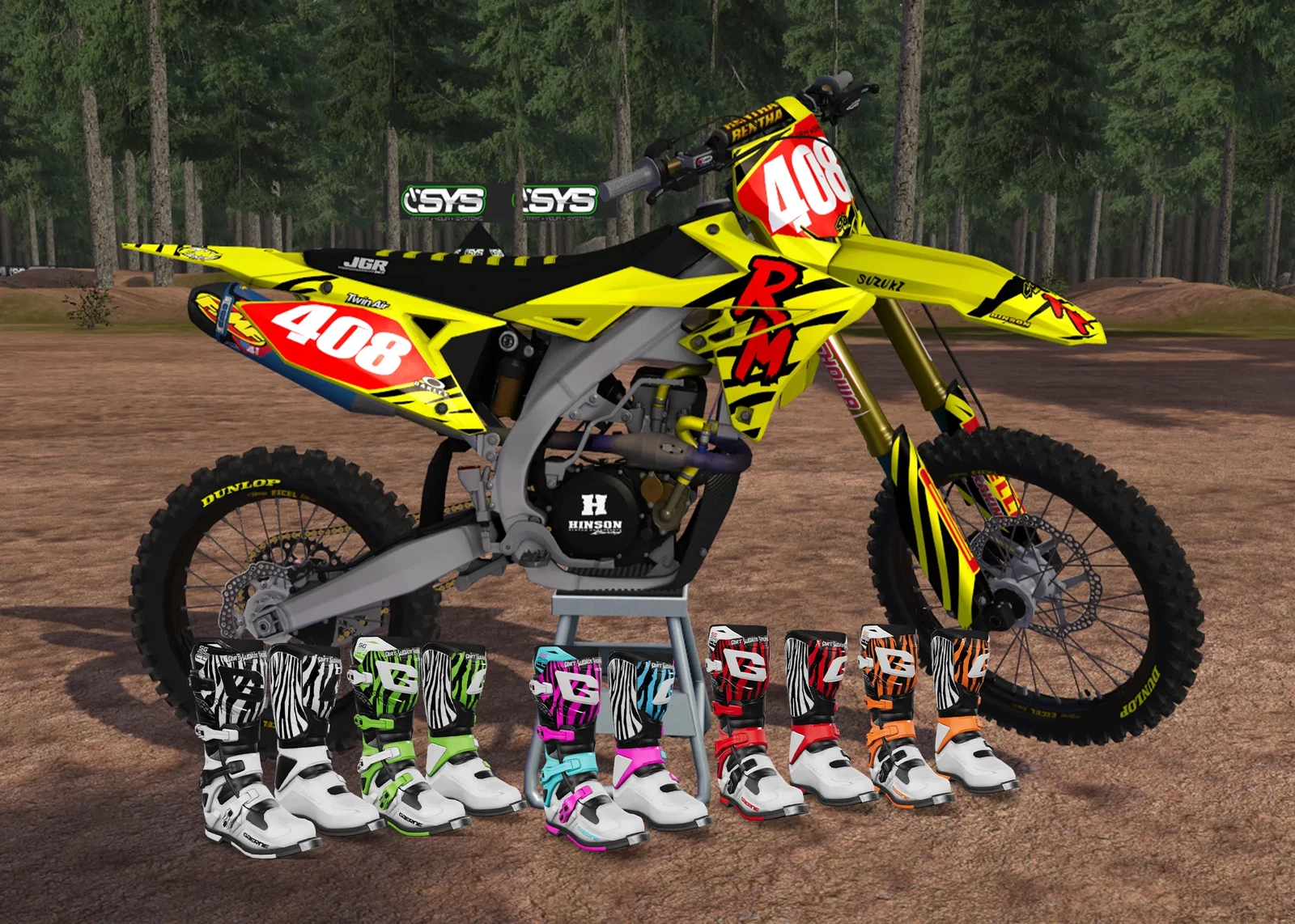 Gaerne SG22 Tiger Camo Boots – MXB-Mods.com