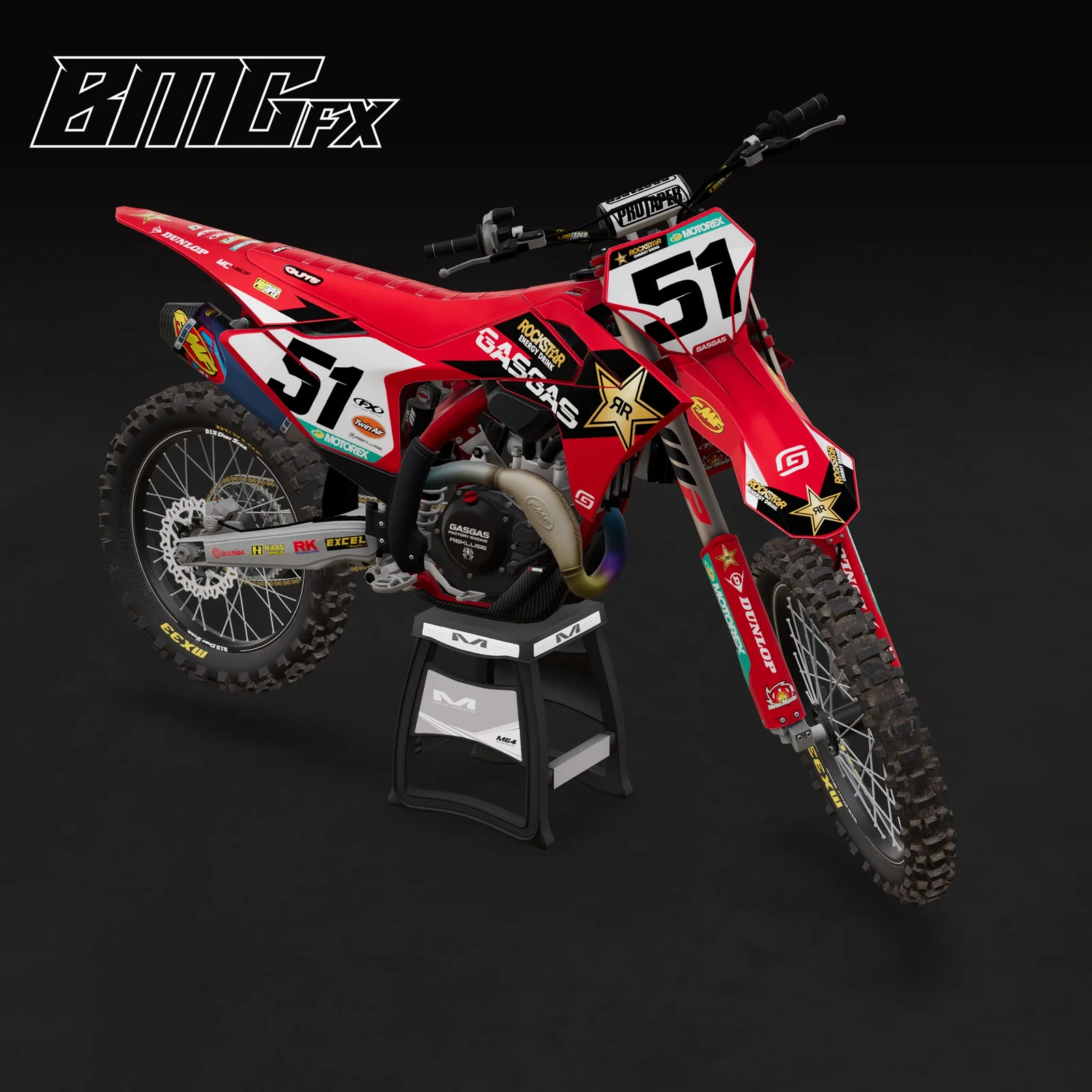 2025 Rockstar Energy GASGAS Public – MXB-Mods.com