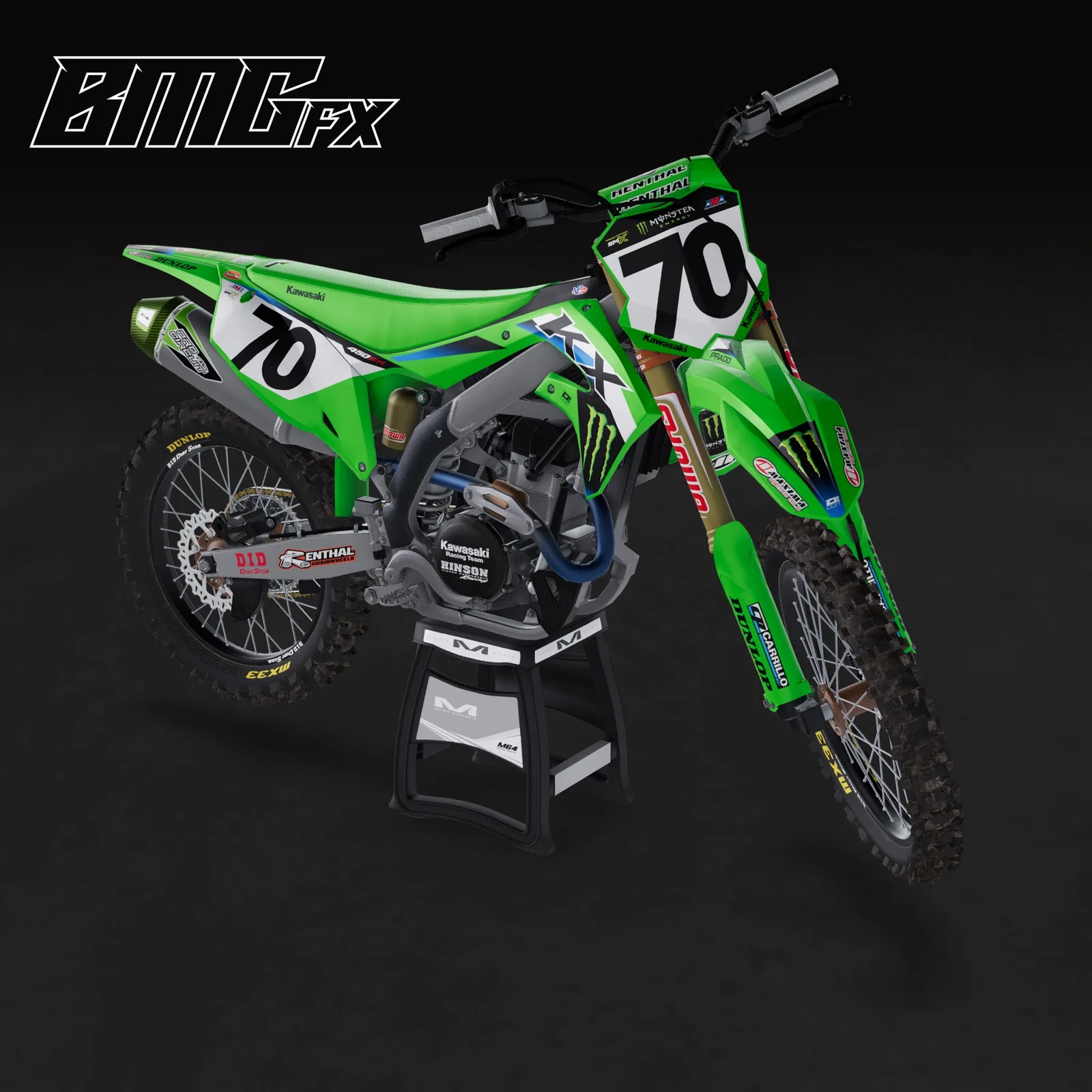 2025 Monster Energy Kawasaki Public (for ’23 KX) – MXB-Mods.com