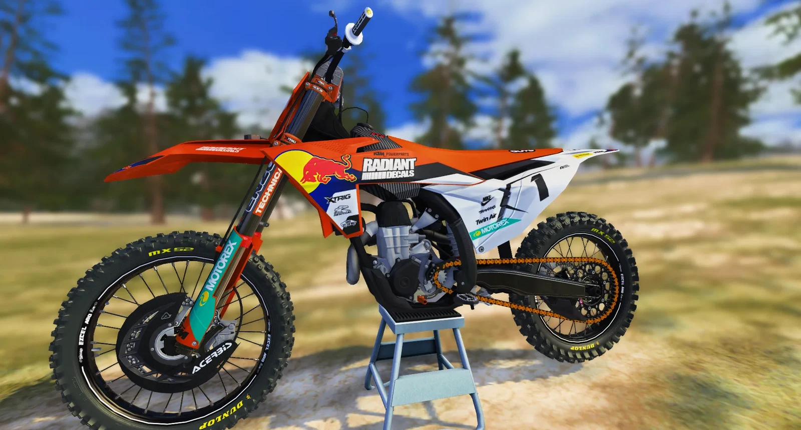 Radiant Decals | “RedBull” SX250F/450F – MXB-Mods.com