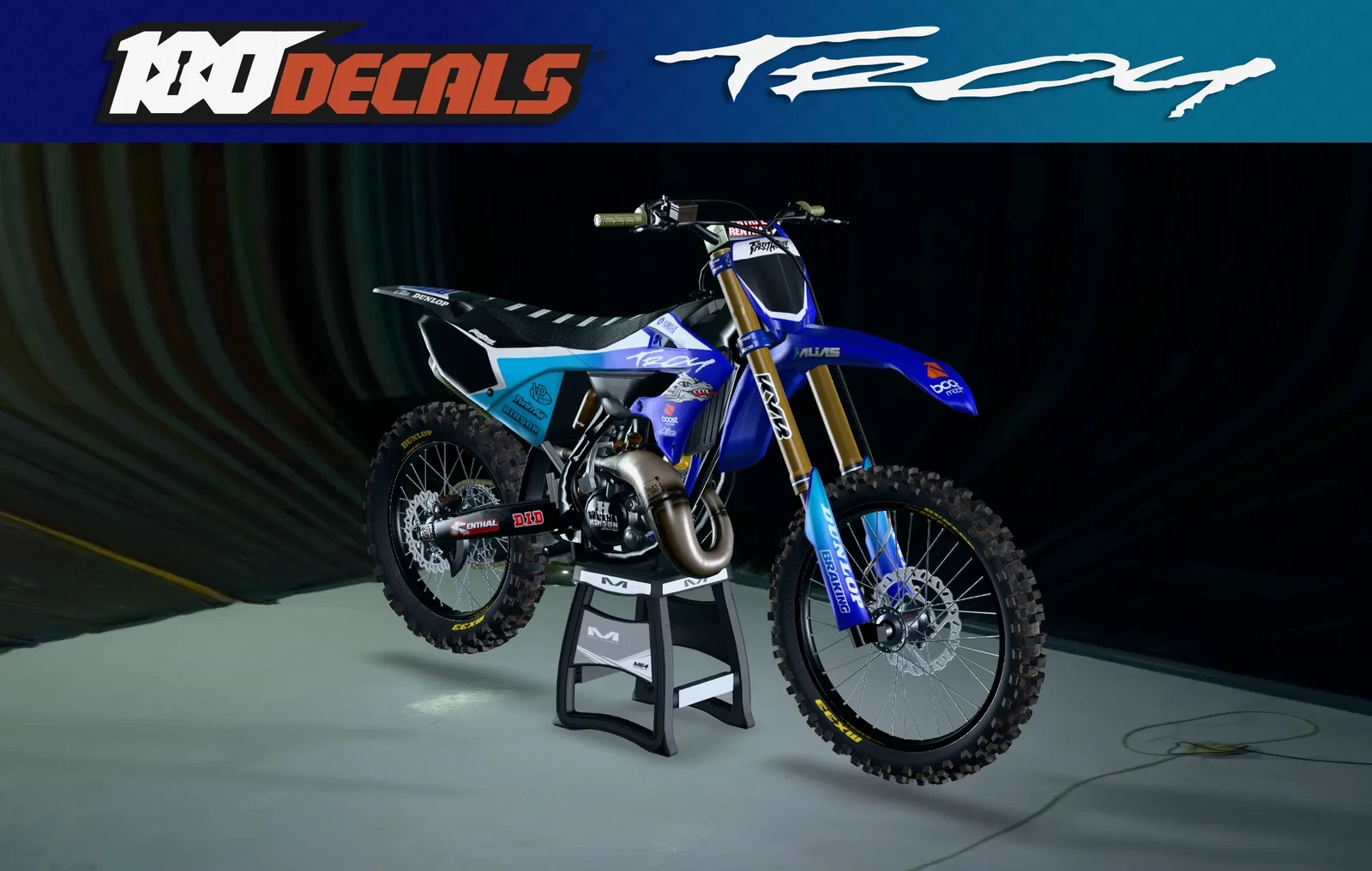 180 decals - Yamaha of Troy YZ125 – MXB-Mods.com