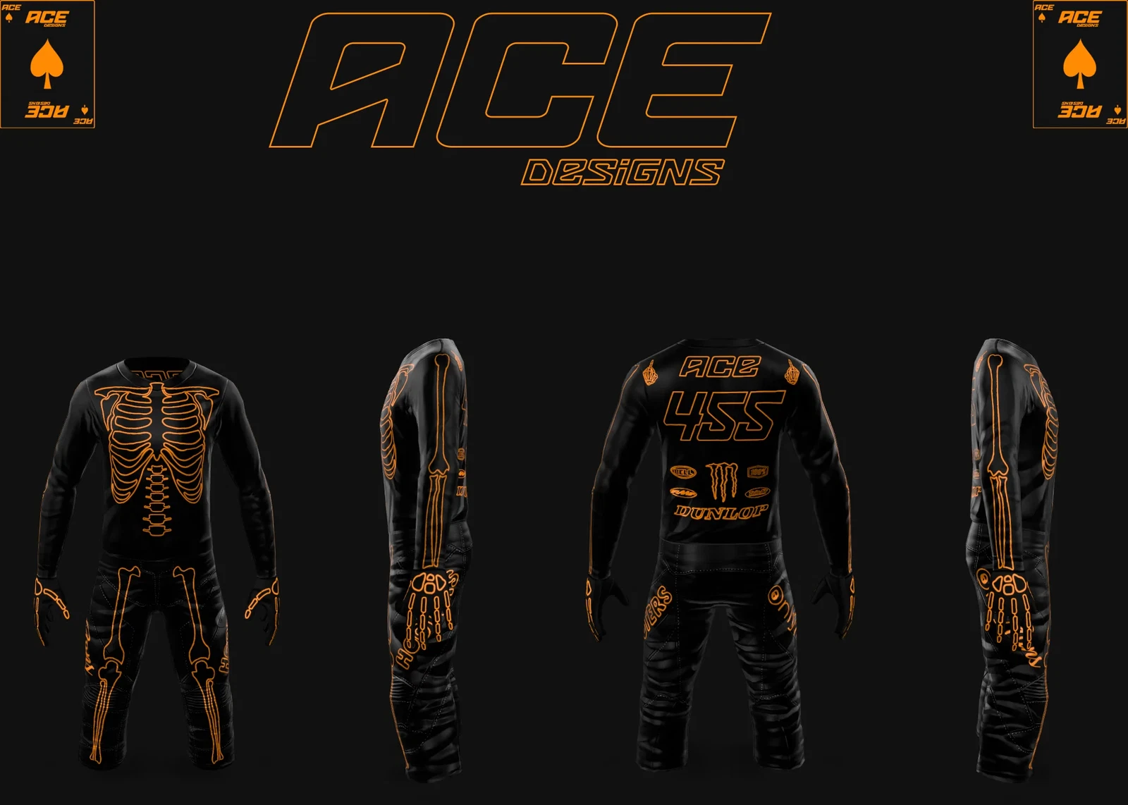 Orange Skeleton Gear Set – MXB-Mods.com