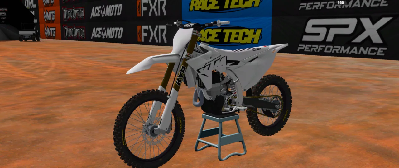 WHITE KTM 450SX-F V1 – MXB-Mods.com