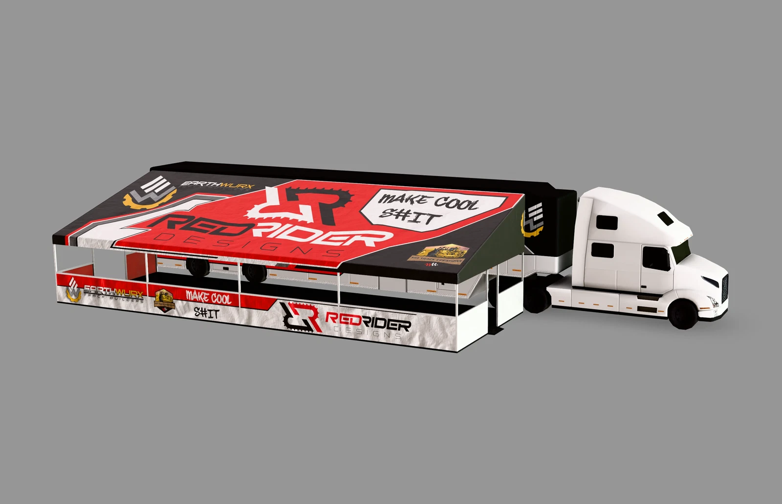 Red Rider’s Semi For iNsane’s 3DViewer – MXB-Mods.com