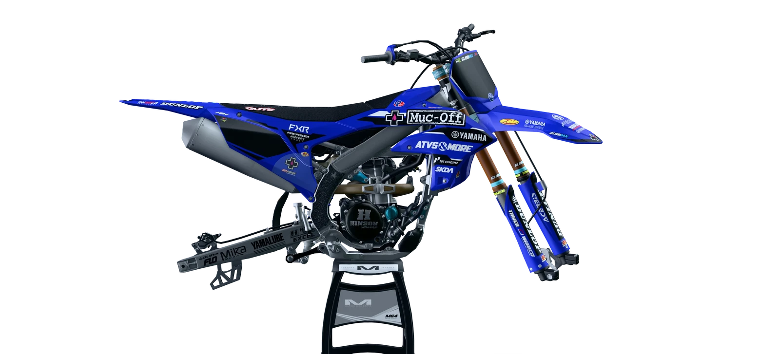 YAMAHA YZF 250 & 450 CLUBMX 25′ BLUE UNOFFICIAL – MXB-Mods.com