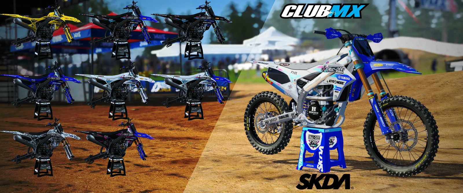 CLUBMX 2025 PACKAGE 250 & 450 – MXB-Mods.com