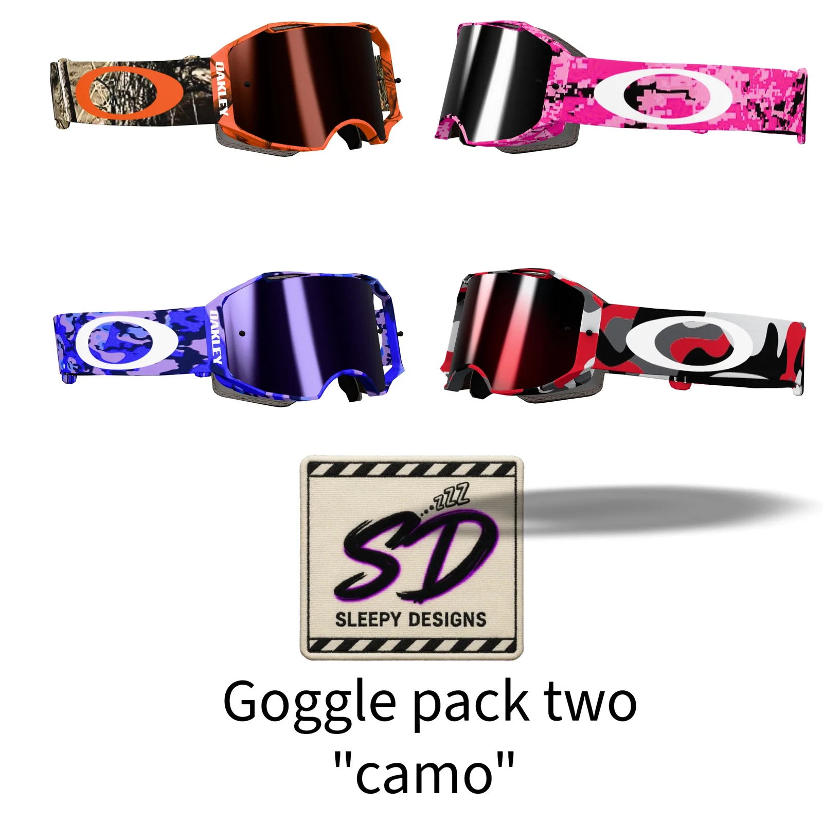 Sleepy’s Oakley goggle Pack Camo – MXB-Mods.com