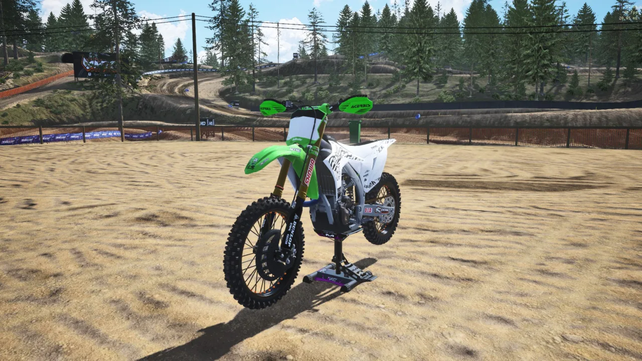 green/white byd kx 450 (dashpack model) – MXB-Mods.com