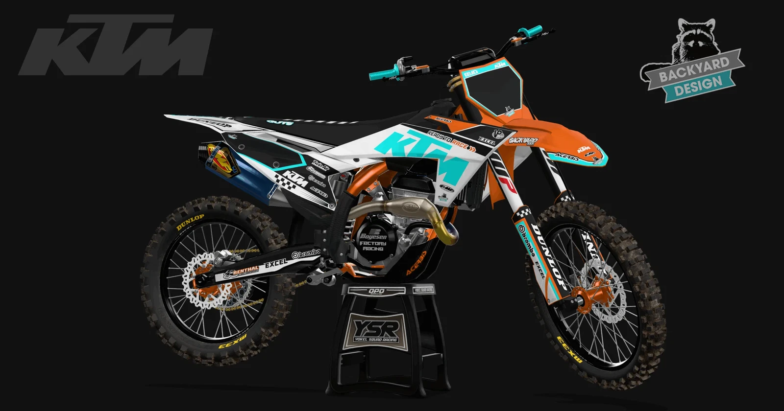 BACKYARD DESIGNS 2023 KTM 250SXF – MXB-Mods.com