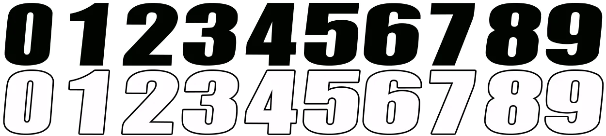 Factory Rider Fonts - 11 Pack - Easy Install – MXB-Mods.com