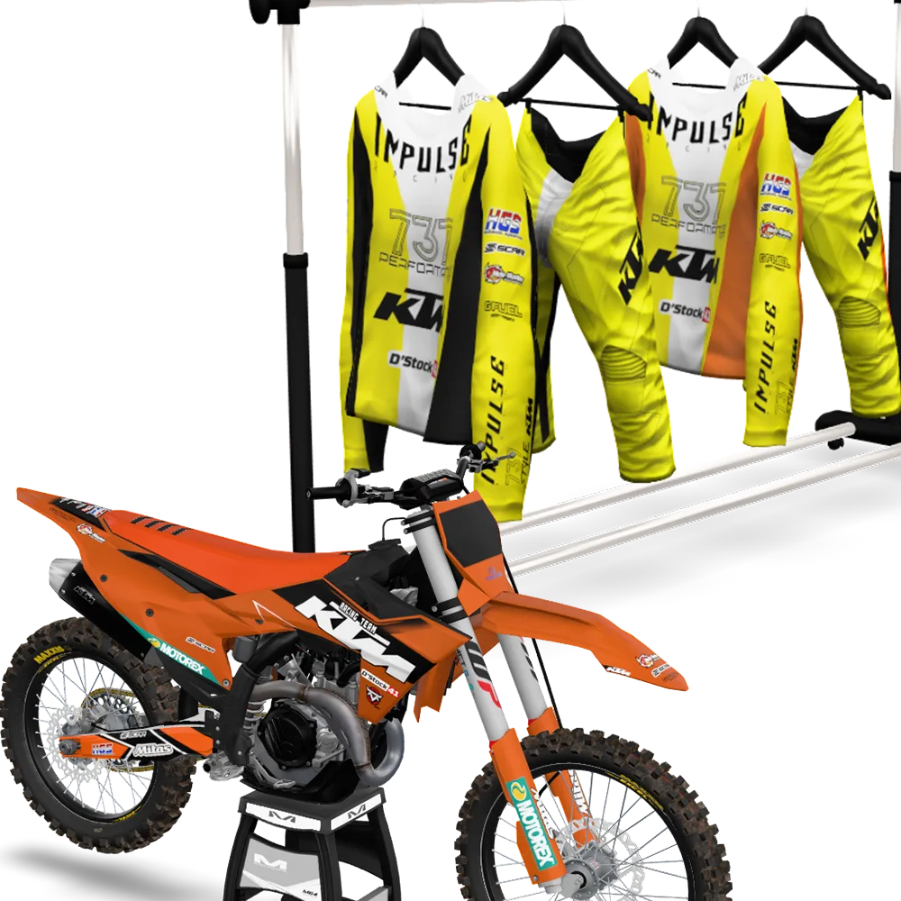 ktm racing team bike paint+rider paint by Trinidesign – MXB-Mods.com