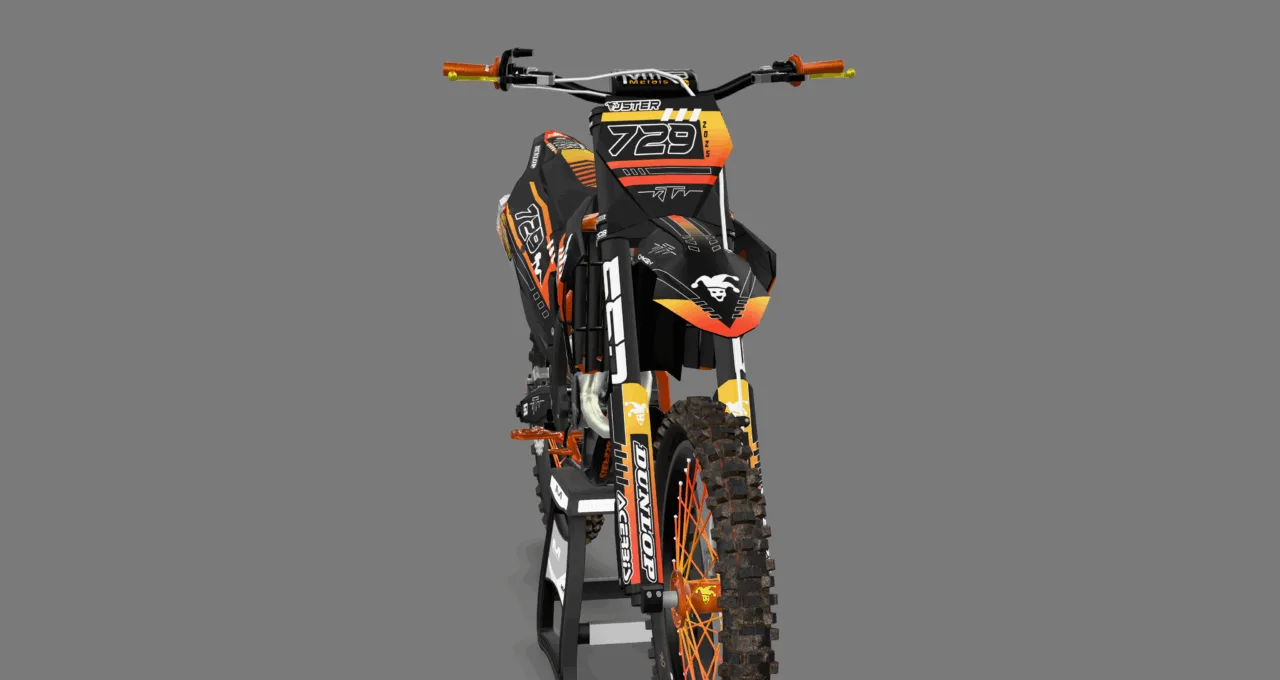 JSTER CHROME “PINUP” KTM 250 PUB – MXB-Mods.com