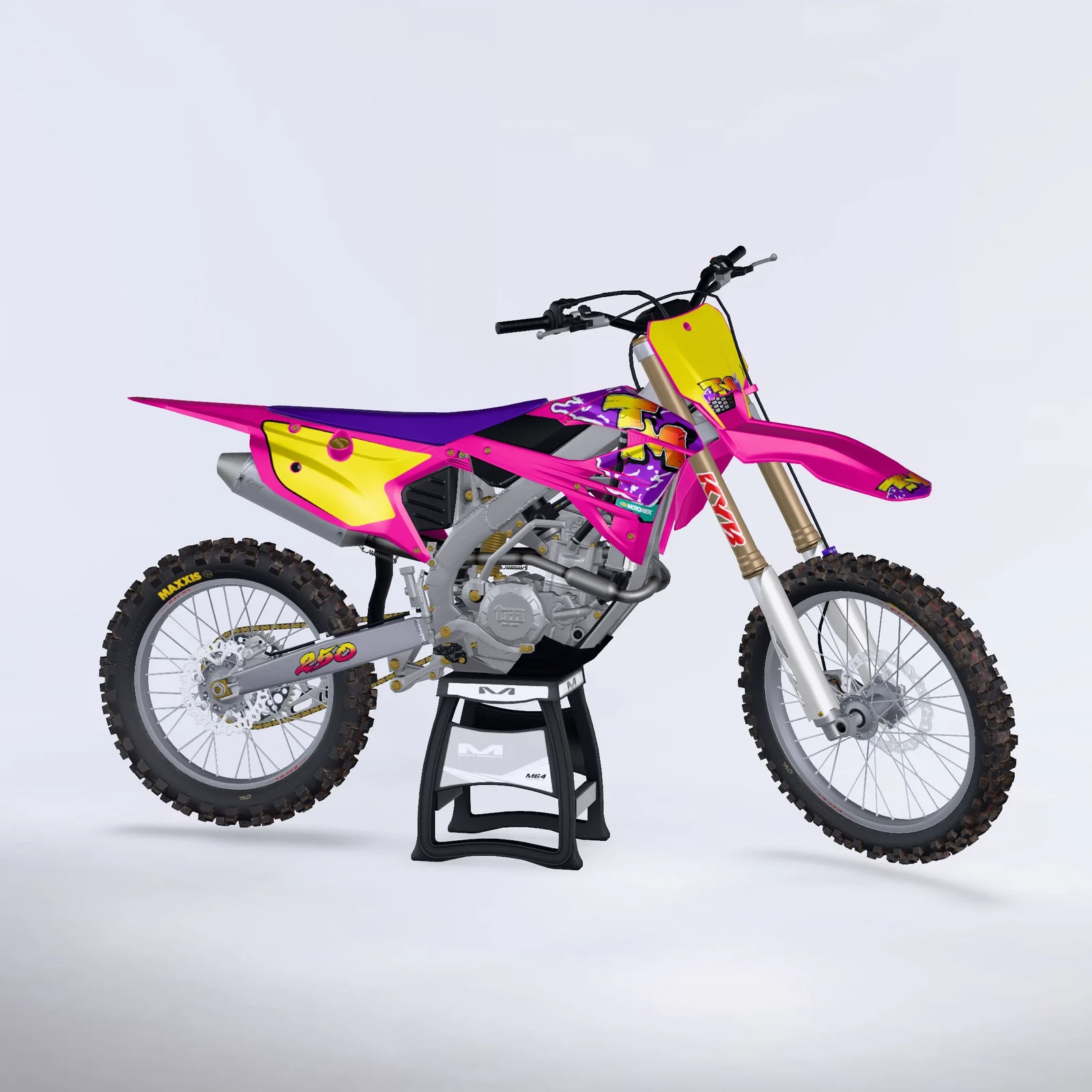 Pink Retro Limited Edition - TM MX 250 Fi – MXB-Mods.com