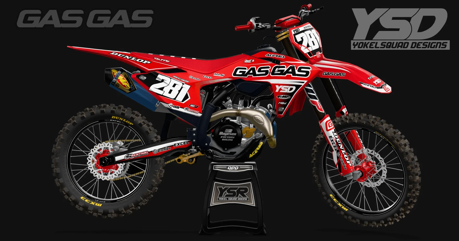 2024 GasGas MC250F YSD Race Livery – MXB-Mods.com
