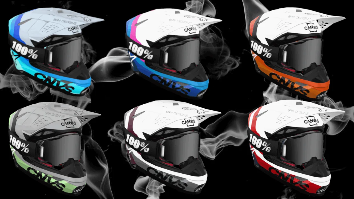 BRM Designs 2022 SM10 Canvas Label 12 Paints – MXB-Mods.com