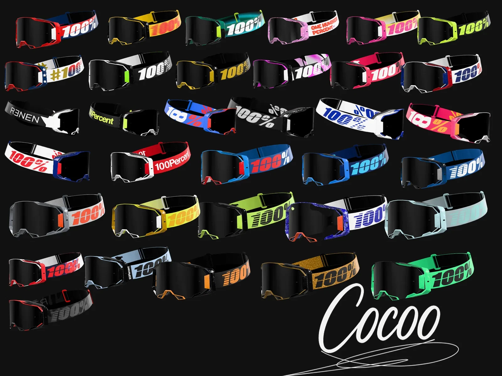 100% Goggles (F & B helmets) – MXB-Mods.com