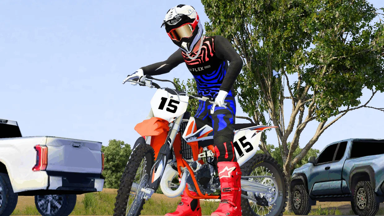 flex swirl blue red kit – MXB-Mods.com