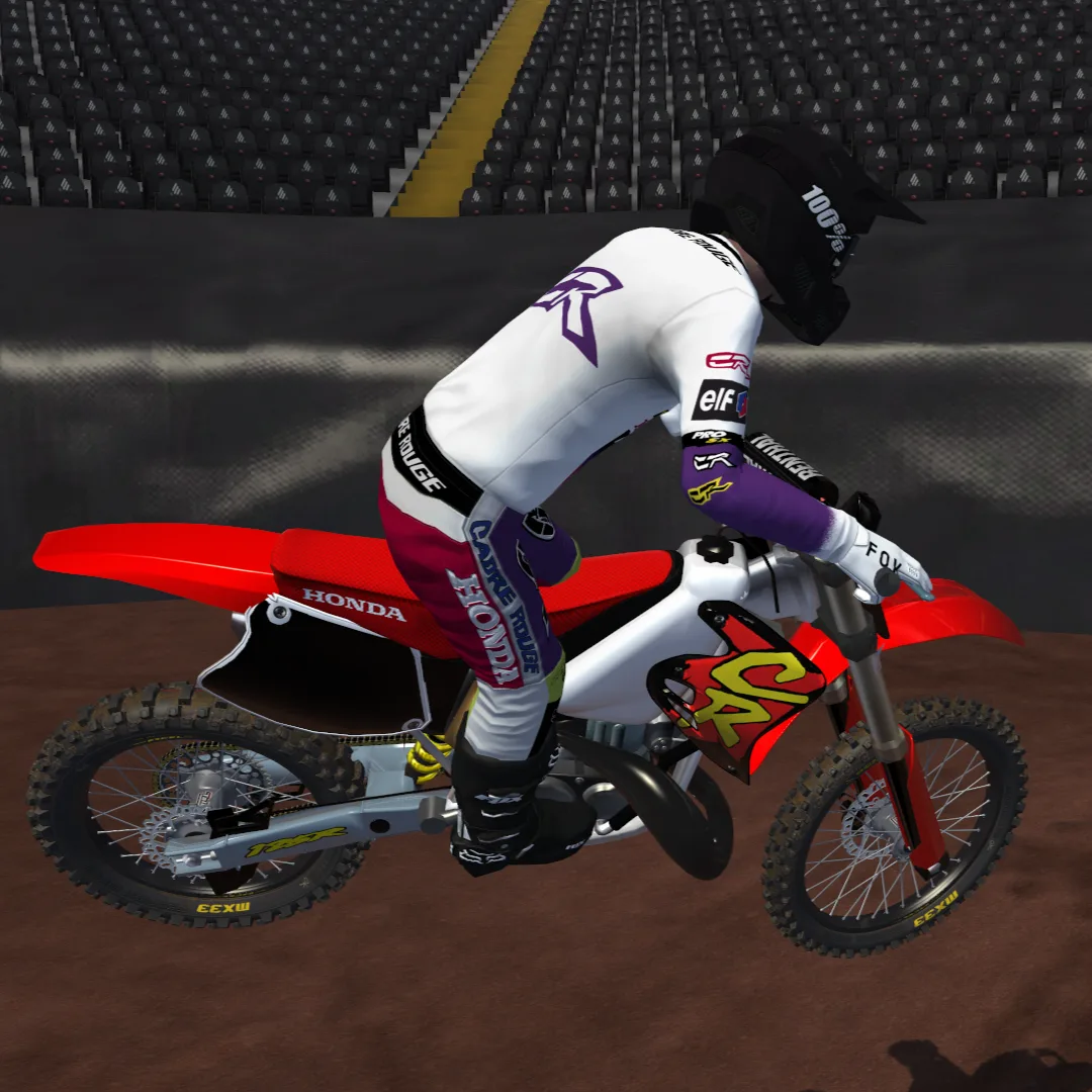 PROSX Cadre Rouge PICHON + PUB – MXB-Mods.com
