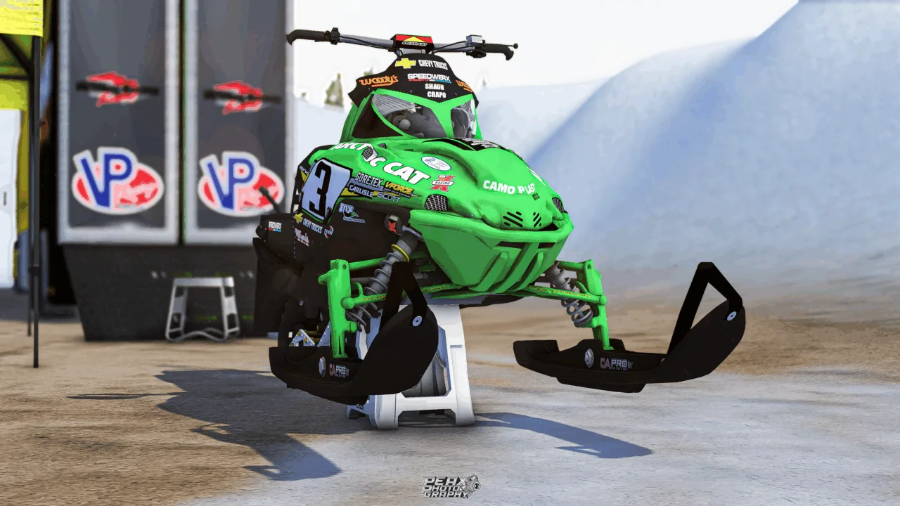 2004 Team Arctic Sno Pro 440 Snocross Race Sled Replica – MXB-Mods.com