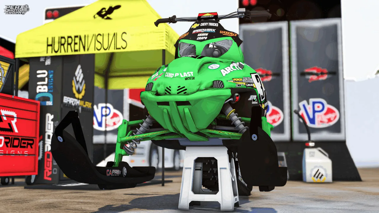 2004 Team Arctic Sno Pro 440 Snocross Race Sled Replica – MXB-Mods.com