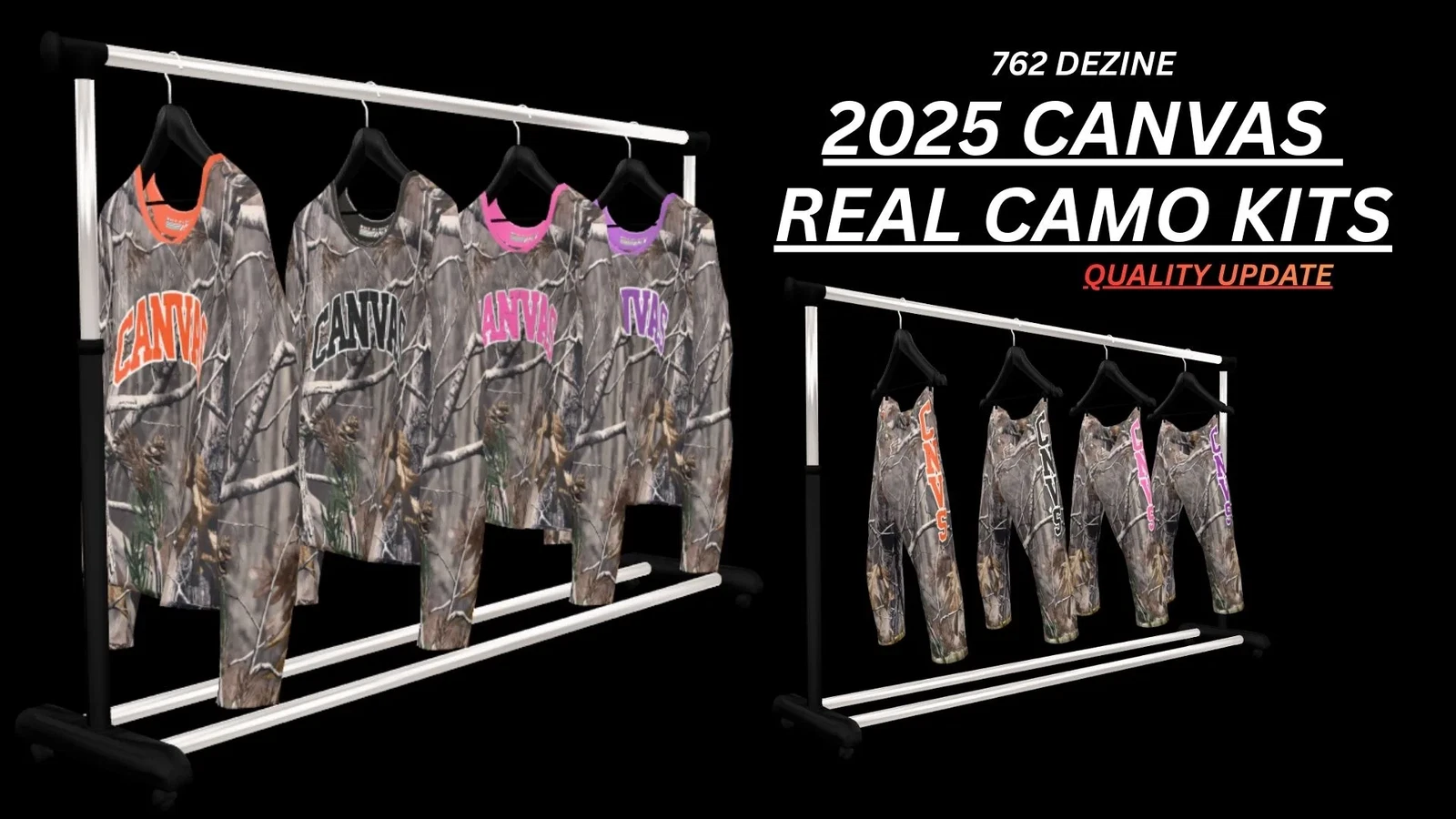 2025 CANVAS REAL CAMO KITS. QAULITY UPDATE – MXB-Mods.com