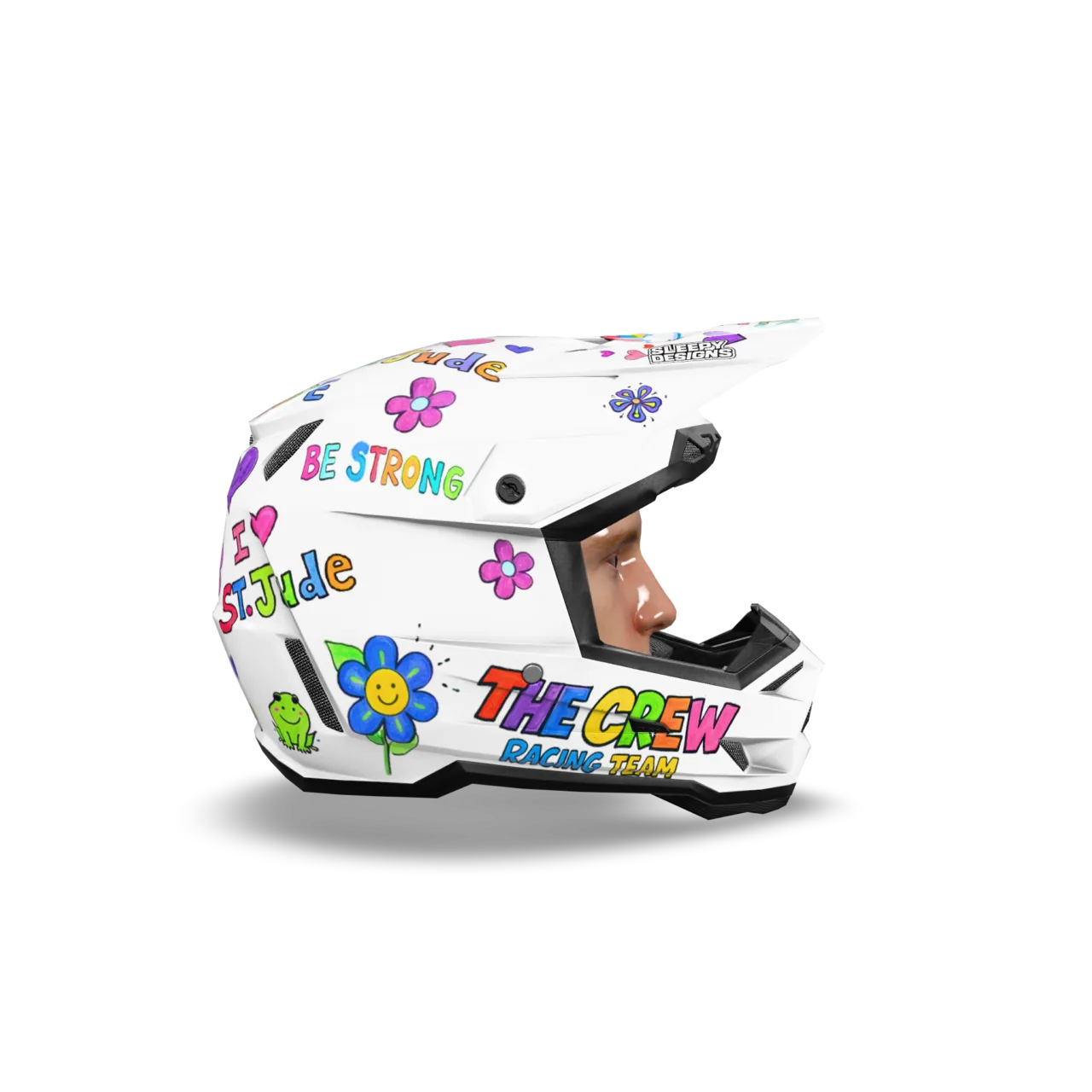 6 HELMET TCR x ST. JUDE – MXB-Mods.com