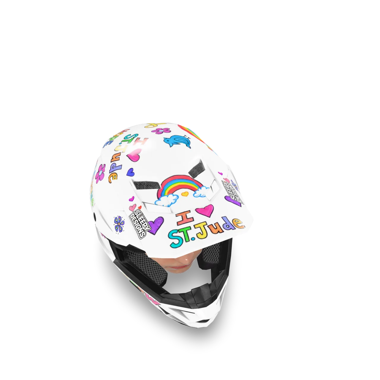 6 HELMET TCR x ST. JUDE – MXB-Mods.com